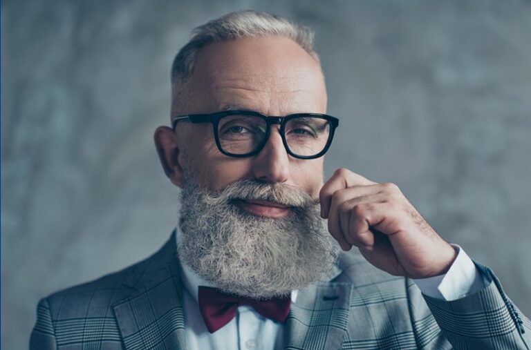 Most Popular Hairstyles for an Old Man with a Beard